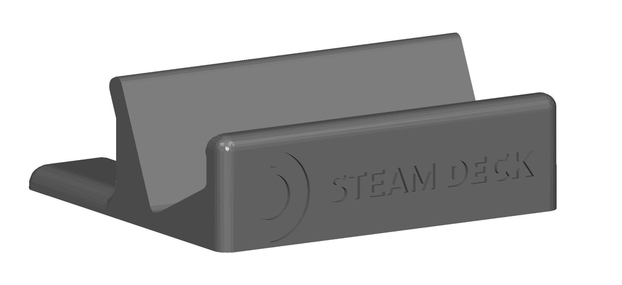 Steam Deck Stand with Logo by nordik | Download free STL model ...