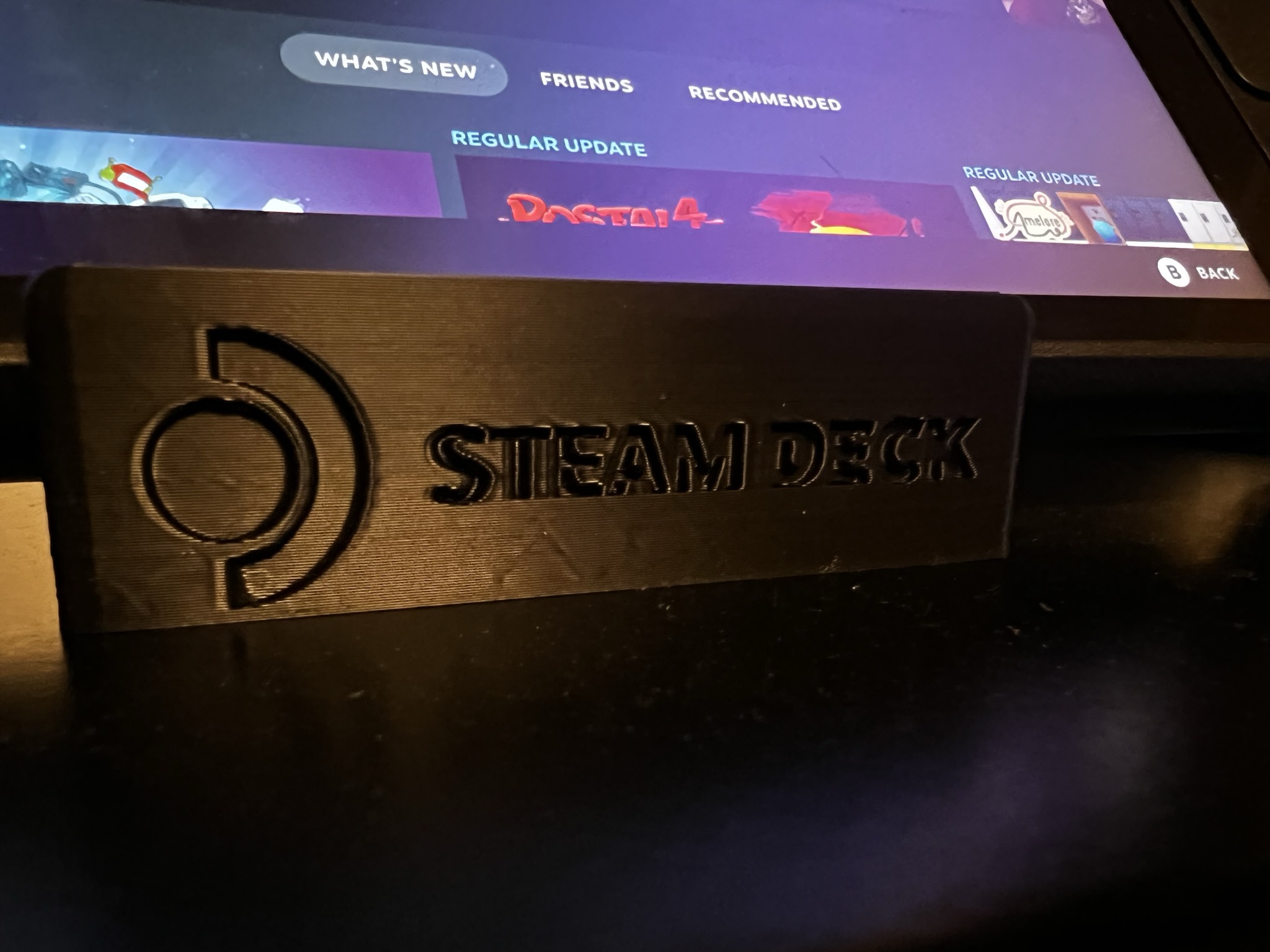 Steam Deck Stand with Logo by nordik | Download free STL model ...