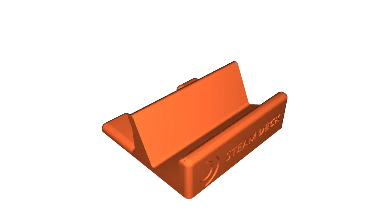 Steam Deck Stand with Logo by nordik | Download free STL model ...