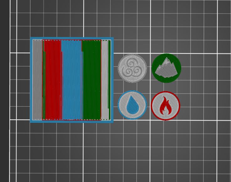Earth Elements Tokens by Wilko_SLO | Download free STL model ...