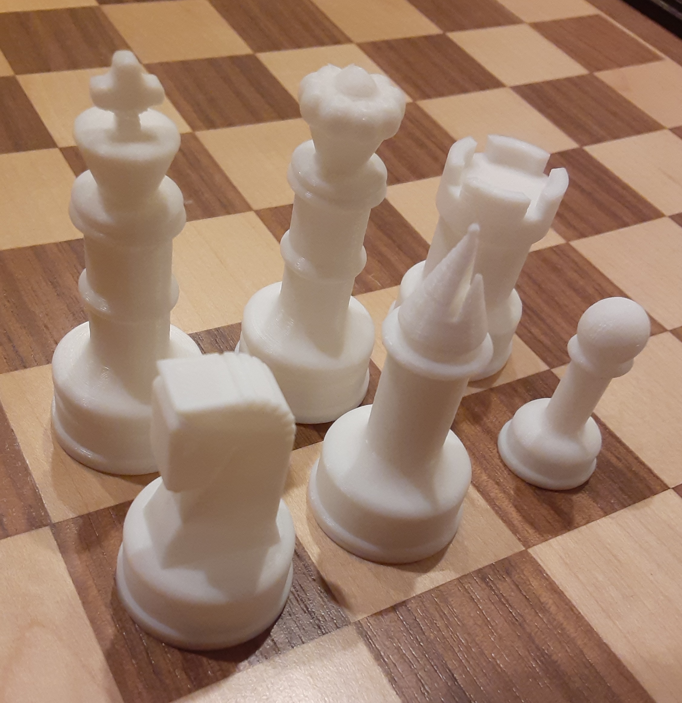 Simple Chess Set by moxieman19 | Download free STL model | Printables.com