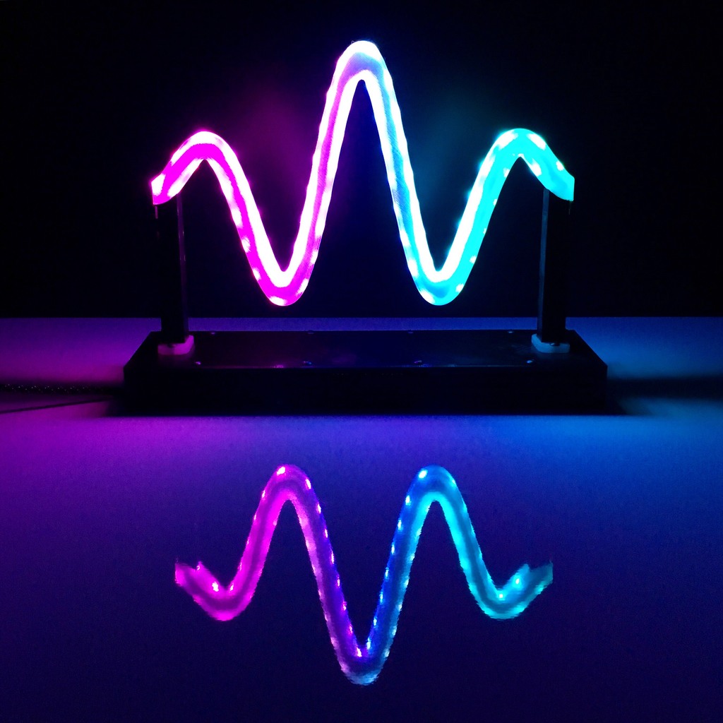 Sinusoidal Wave Accent Light by Erik C | Download free STL model ...