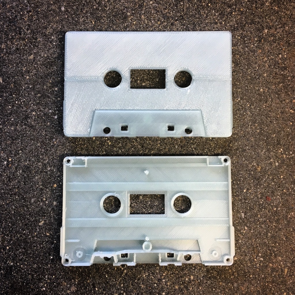 Cassette Shell (Sides A & B) by Erik C | Download free STL model ...