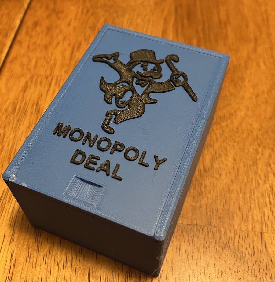 Monopoly Deal Box by Crab | Download free STL model | Printables.com