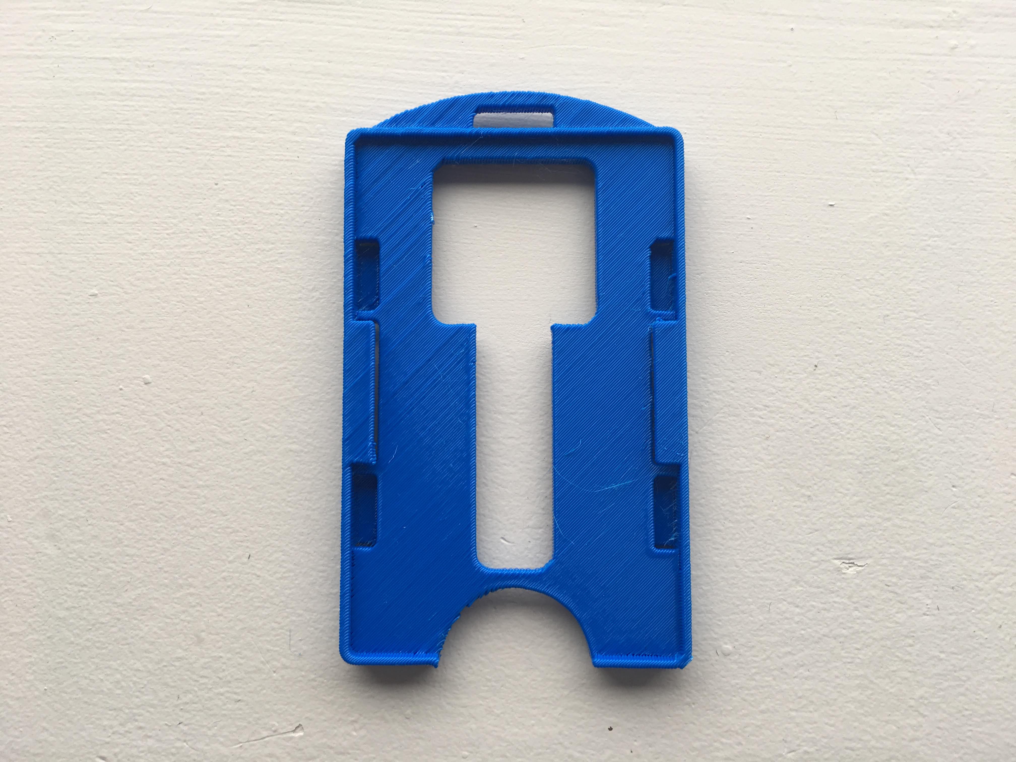 Badge Holder with Key Cut Out by StoicCraftsman | Download free STL ...