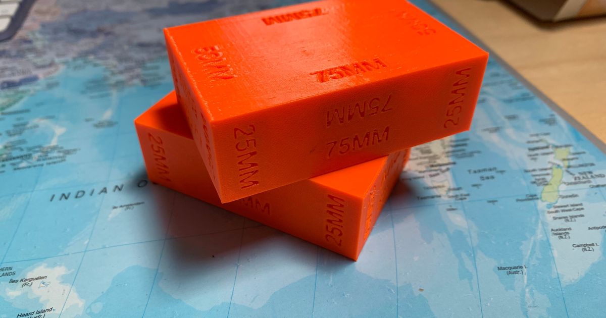 Custom 123 block 25mm/50mm/75mm by Clord Print | Download free STL ...