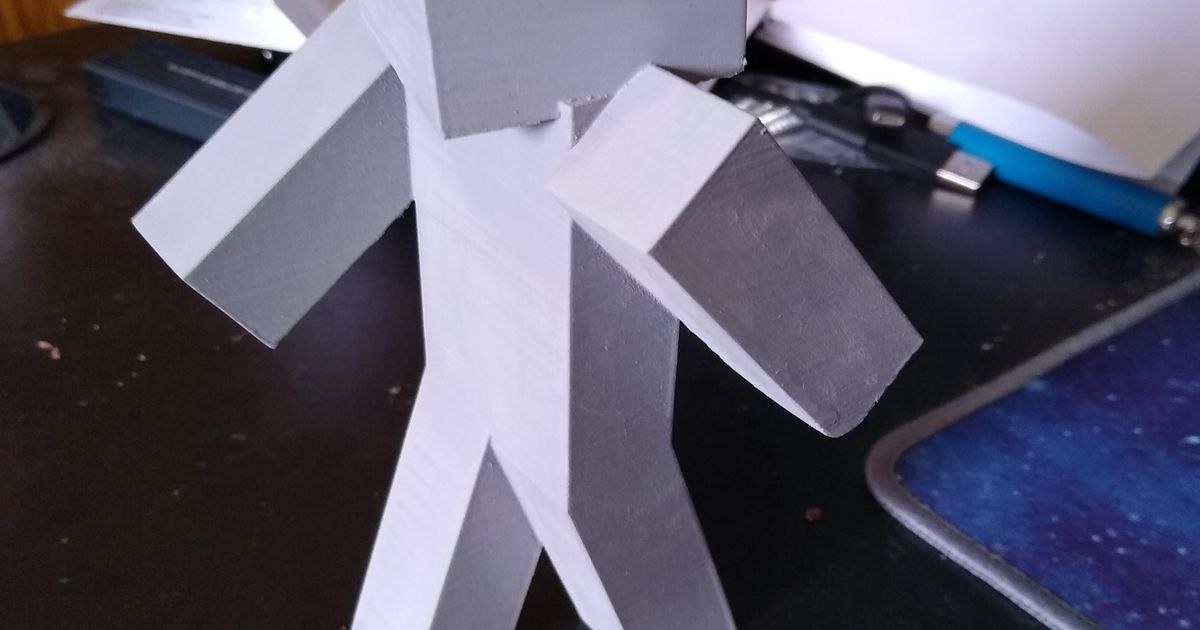 Minecraft Figure by Minifig3D | Download free STL model | Printables.com