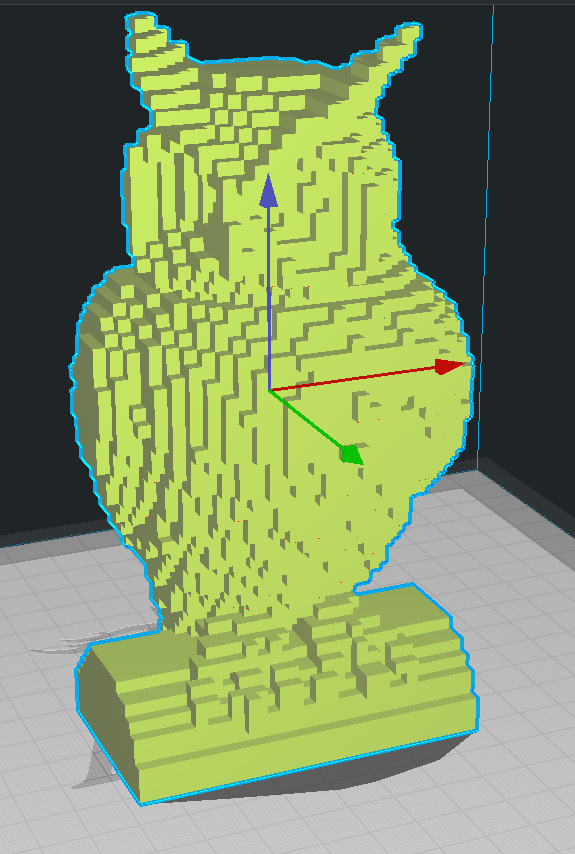 owl blocky by Merlijn | Download free STL model | Printables.com