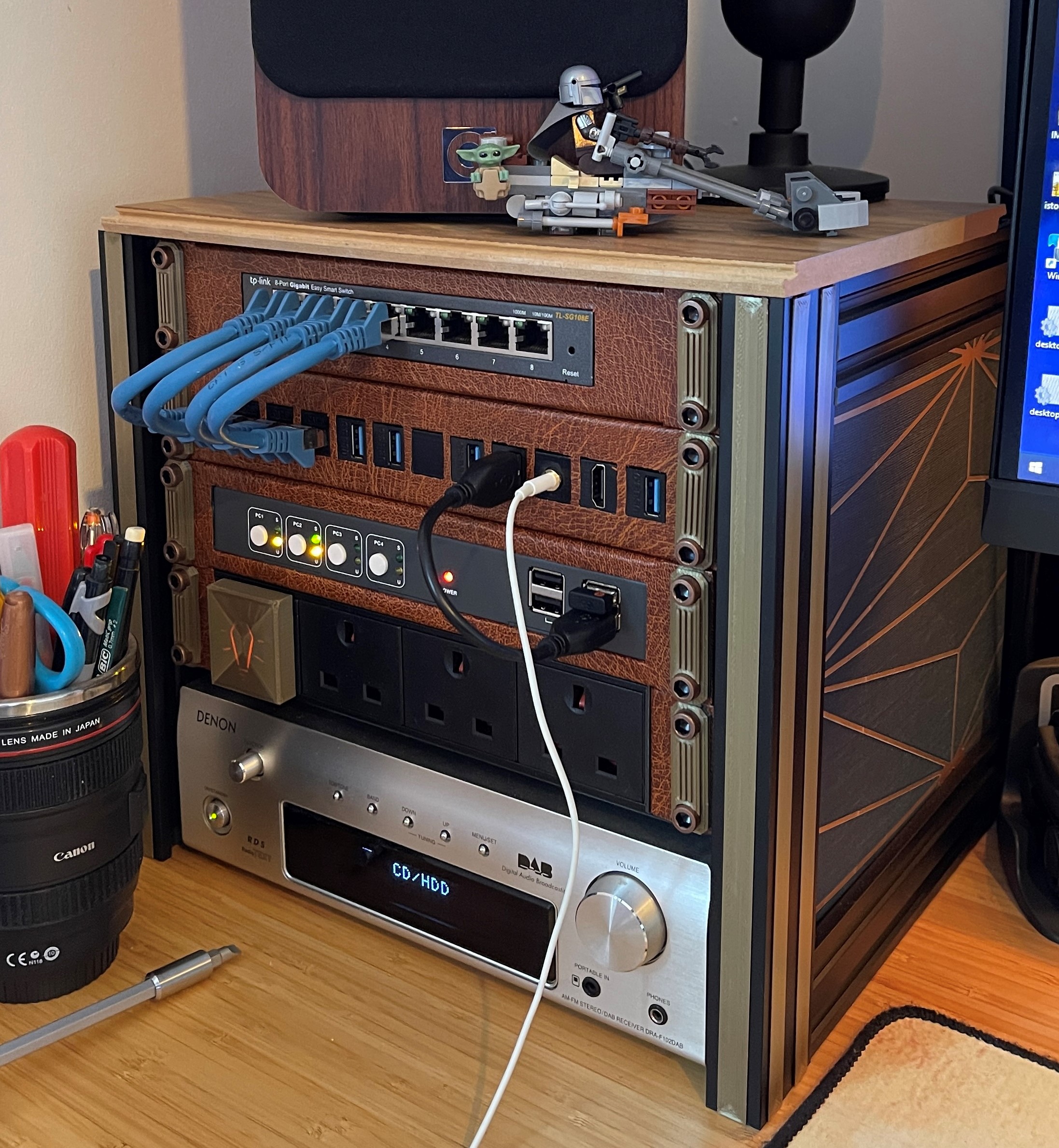 10 inch rackmount for a TL-SG108 /TL-SG108E / TL-SG108S by n3rding ...