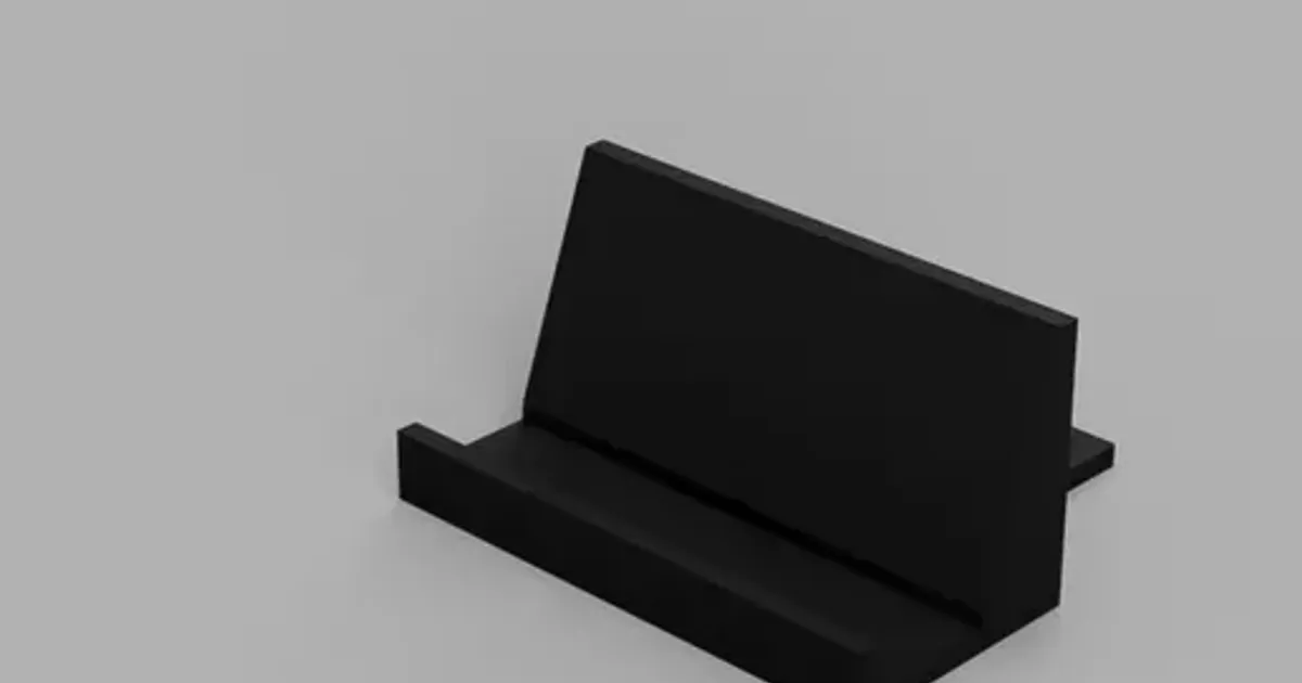 Simple Phone Stand by Arian | Download free STL model | Printables.com