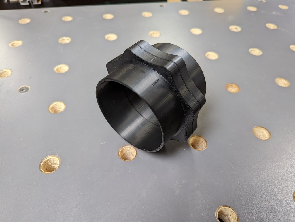 4in Magnetic Flexible Hose Coupling by Barcode Labs | Download free STL ...