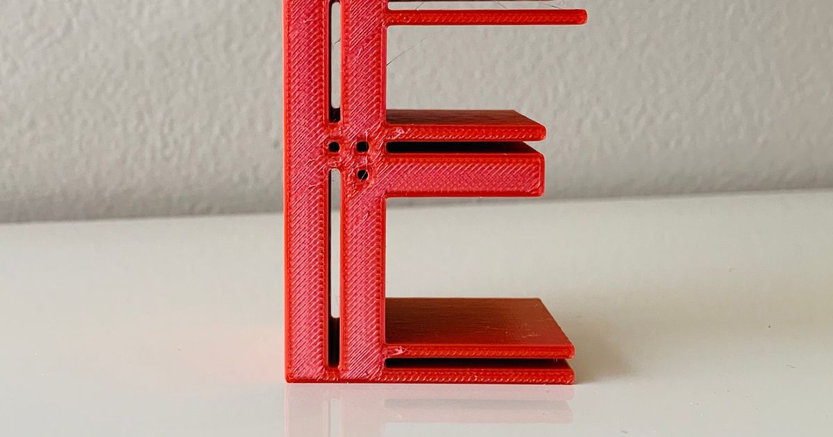 3D Alphabet - Letter E by Art G | Download free STL model | Printables.com