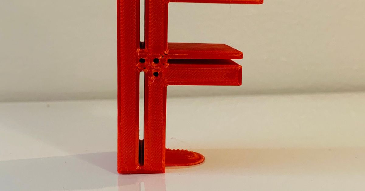 3D Alphabet - Letter F by Art G | Download free STL model | Printables.com