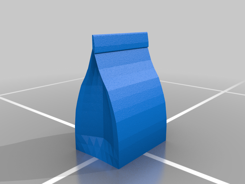 Paper Lunch Sack by G2bb | Download free STL model | Printables.com