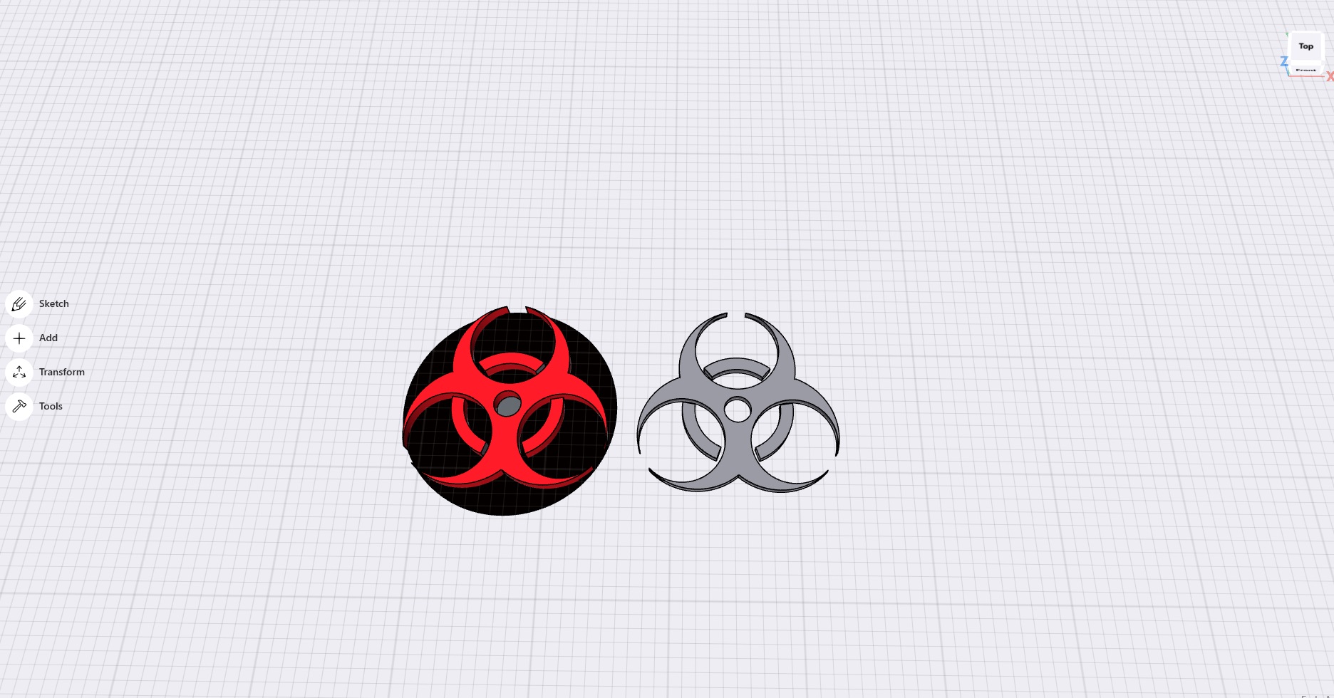 Biohazard logo warning bioweapon by sozo13 | Download free STL model ...