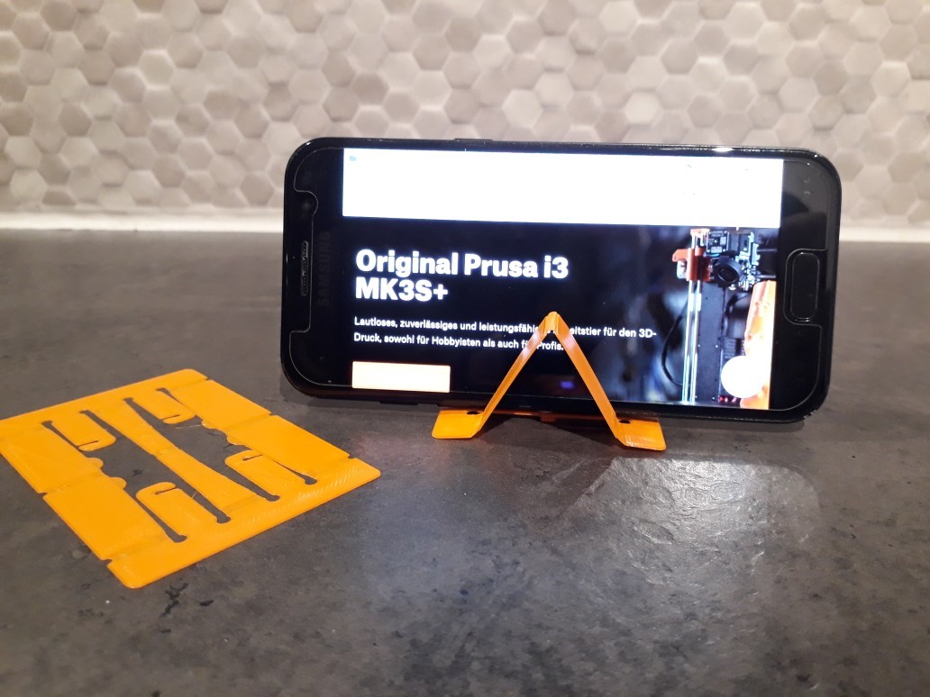 ultra-light card-sized folding phone stand by E_Rangger | Download free ...