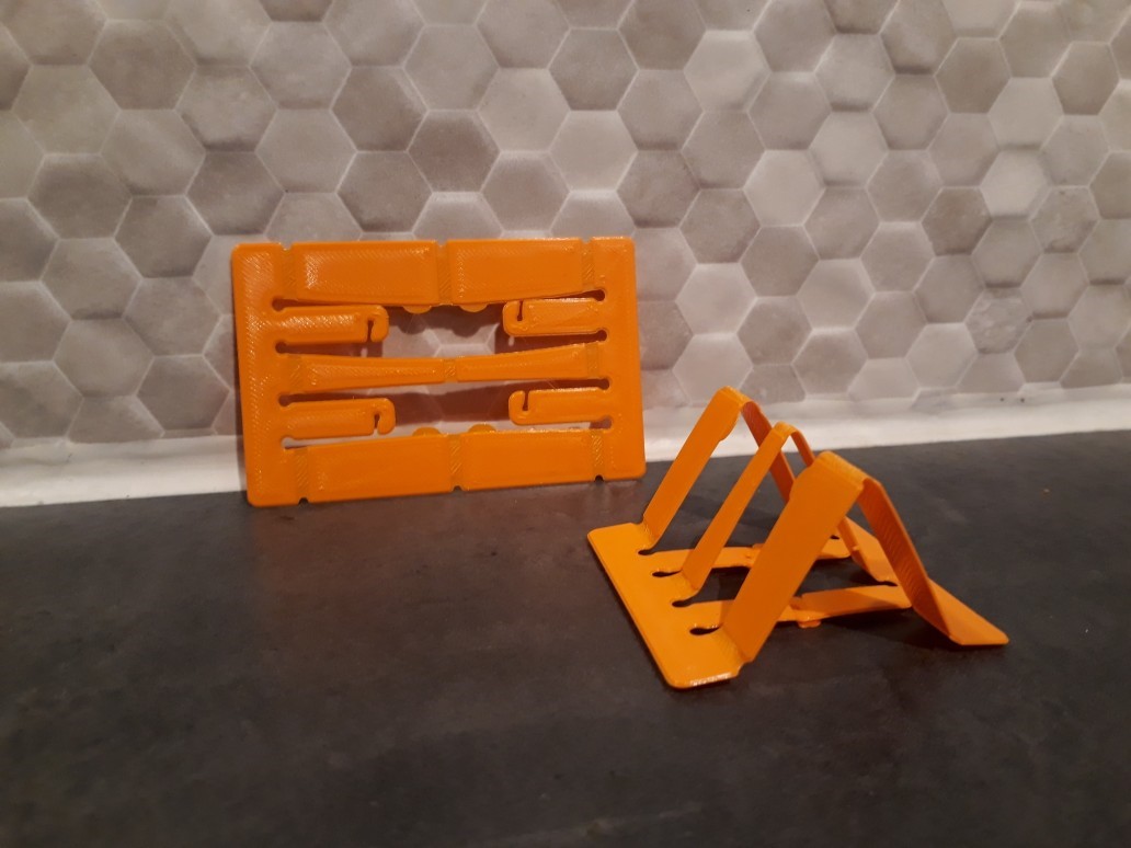 ultra-light card-sized folding phone stand by E_Rangger | Download free ...