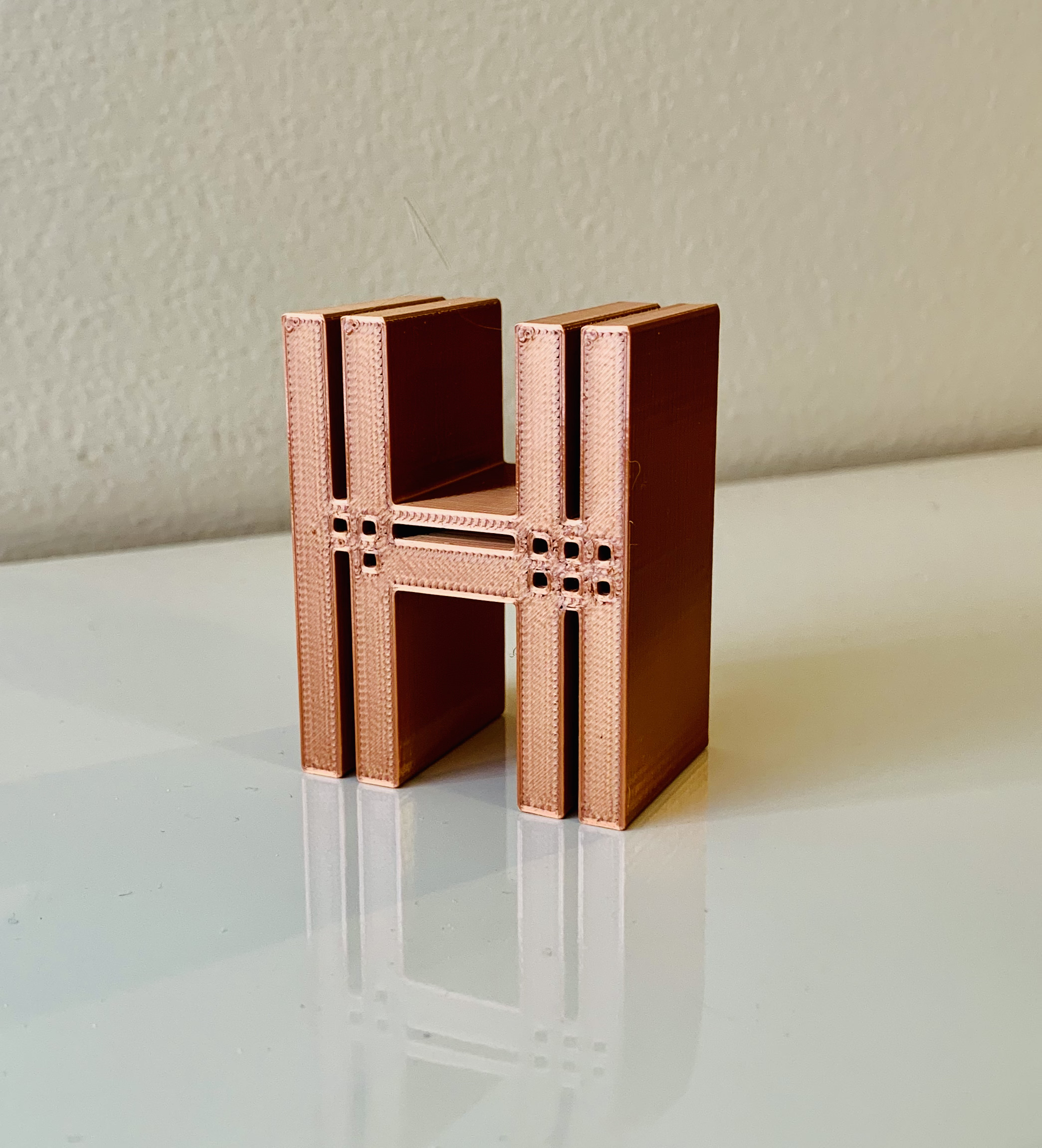 3D Alphabet - Letter H by Art G | Download free STL model | Printables.com