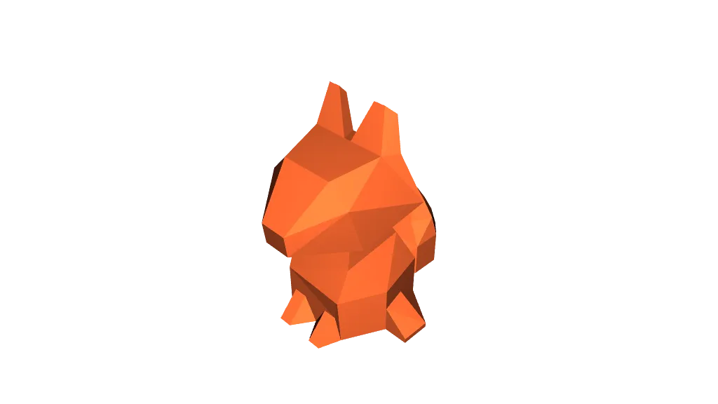 Low Poly Fox by Bidibulle38 | Download free STL model | Printables.com