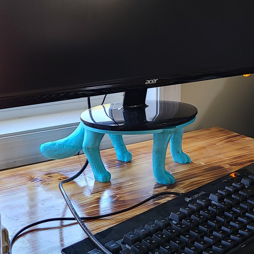 Cat Monitor Stand by Plants X Tech | Download free STL model ...