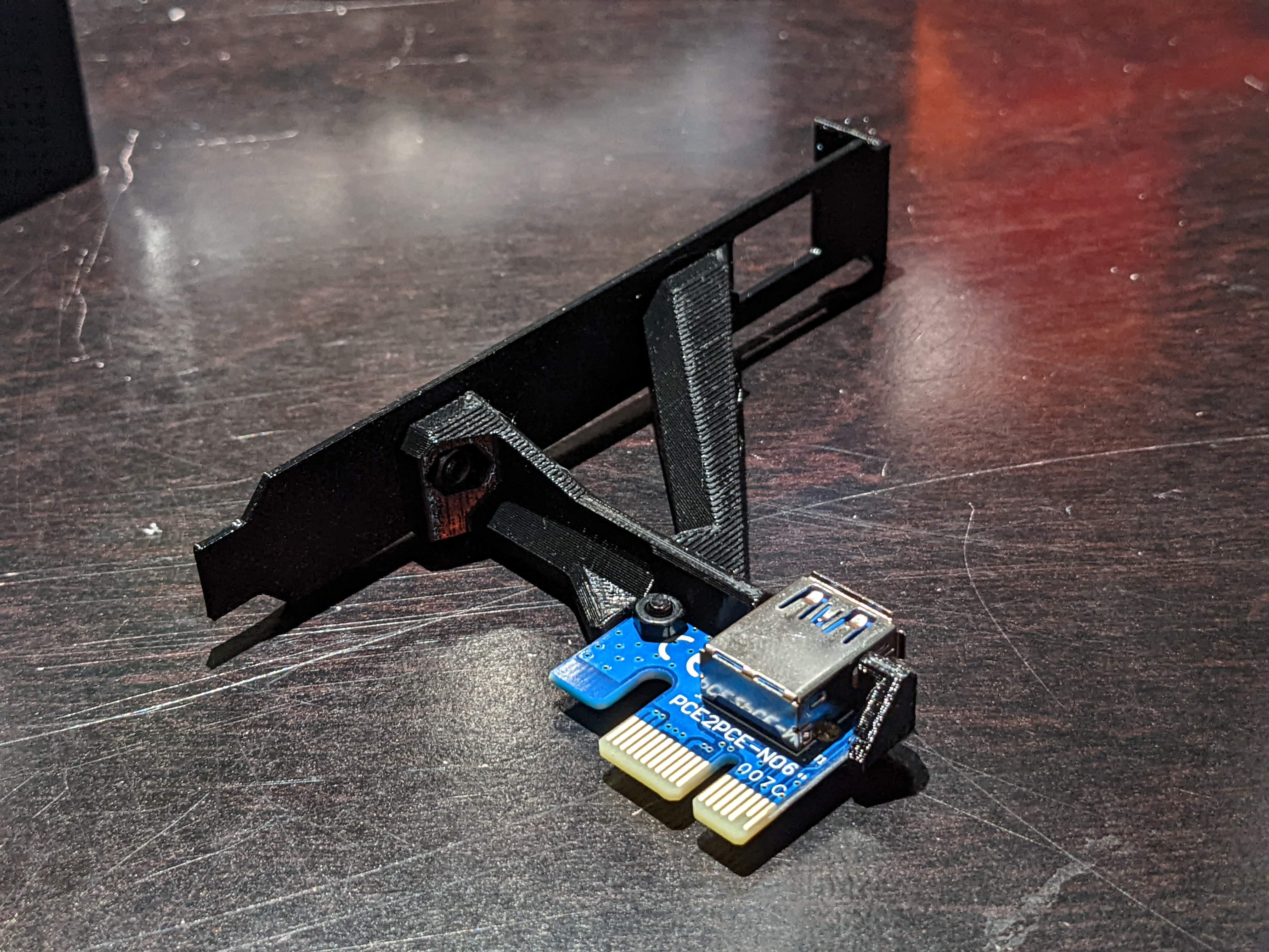 PCIe Mining Bracket by Jerrari | Download free STL model | Printables.com