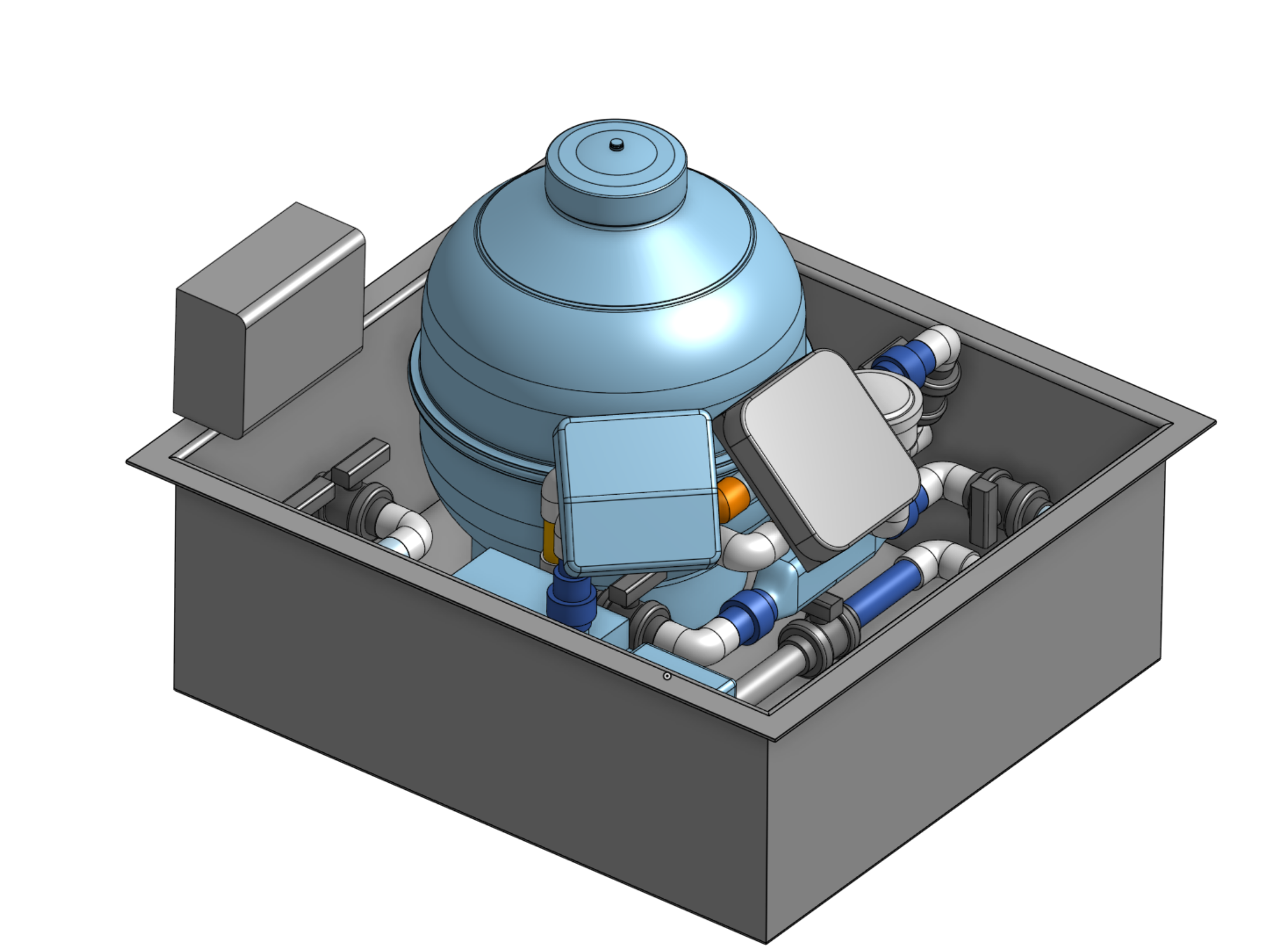 FIXING ON PIPE FOR SWIMMING POOL ELECTRICAL BOX by Maxime | Download ...