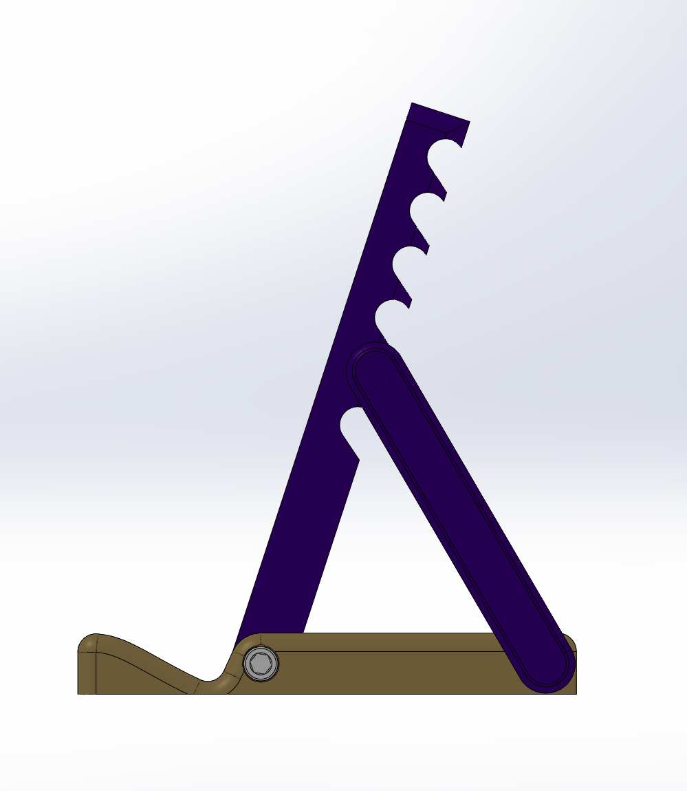 Compact & Adjustable Phone Stand with Space for Custom Artwork by Vince ...