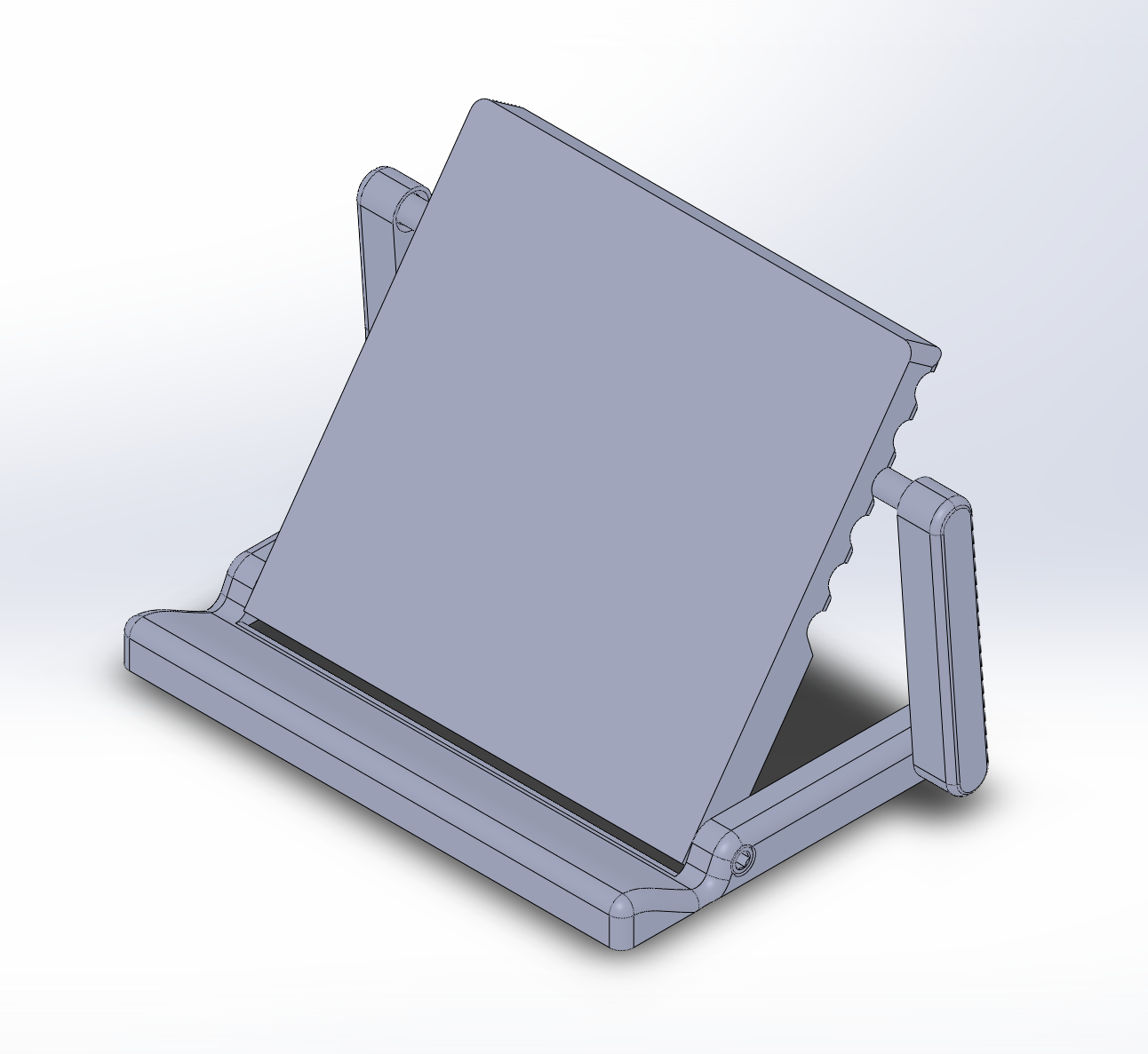 Compact & Adjustable Phone Stand with Space for Custom Artwork by Vince ...