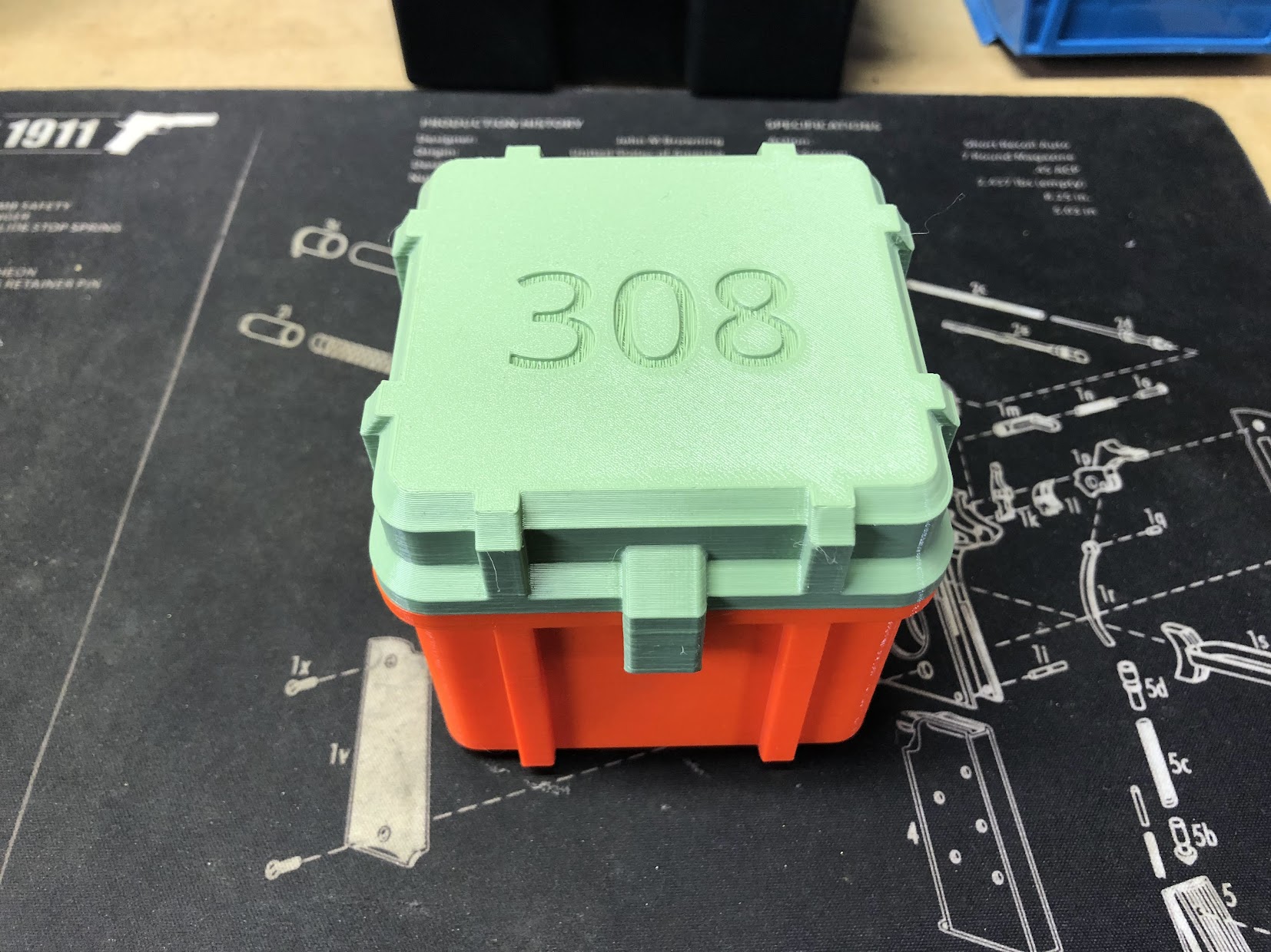 Rugged Cartridge Box for 308 Winchester by Tabjo | Download free STL ...