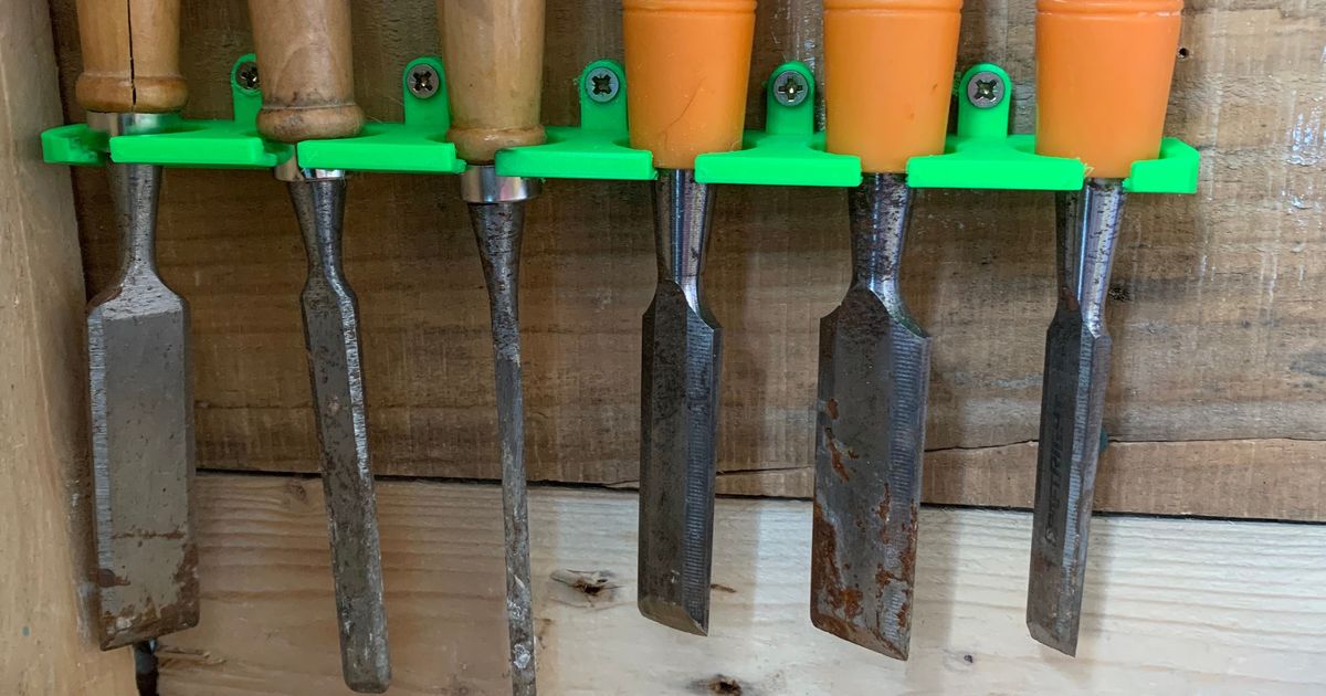 6 chisel Holder by cabbagemec | Download free STL model | Printables.com