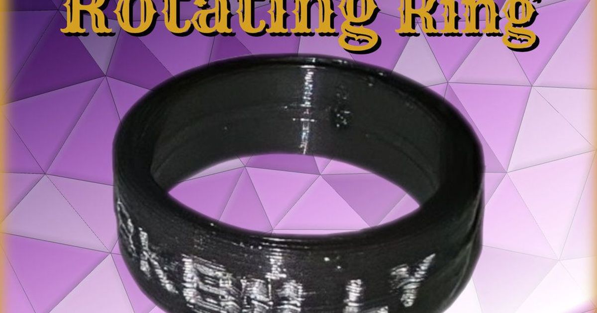 Rotating Ring by bkbilly | Download free STL model | Printables.com