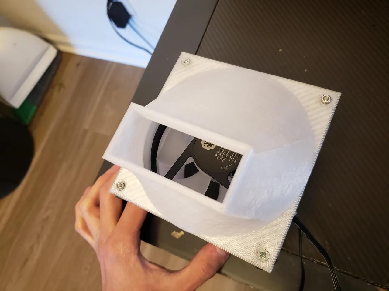 120mm Computer Fan- 4in Duct Exhaust by Yeeve | Download free STL model ...