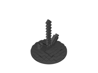 Minecraft Pickaxe Game-Token by CG0072 | Download free STL model ...
