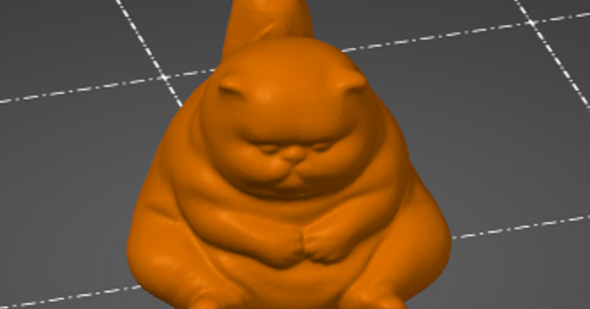 small chubby cat game piece by colincurtin | Download free STL model ...