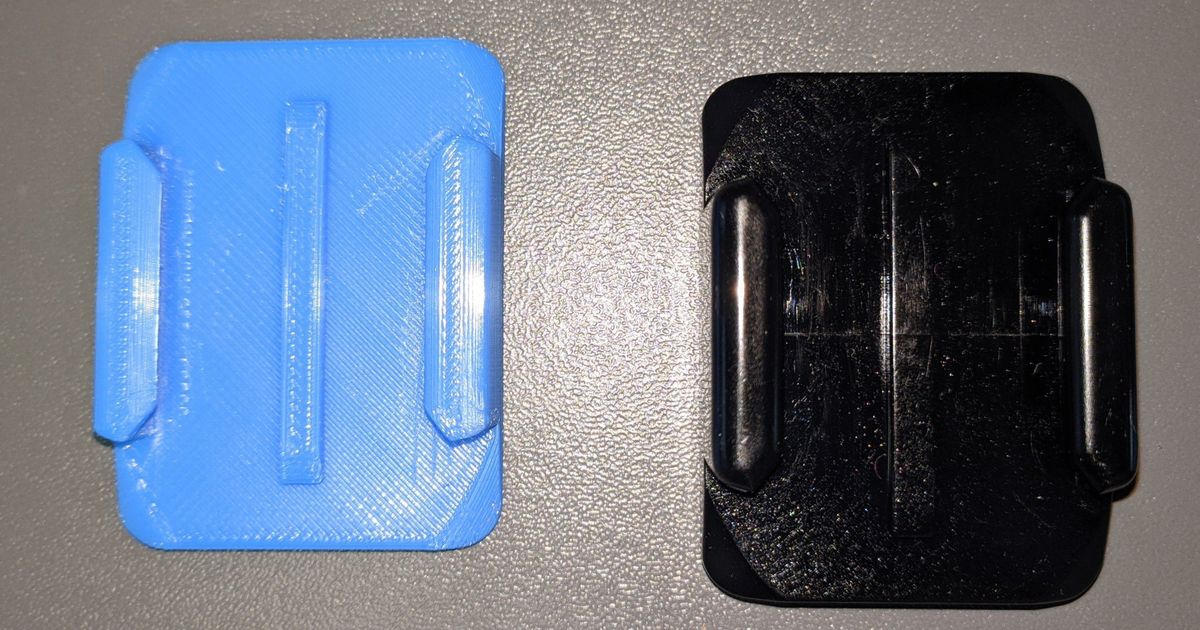 GoPro Snap Mount / Quick Mount Plate by Markus | Download free STL ...