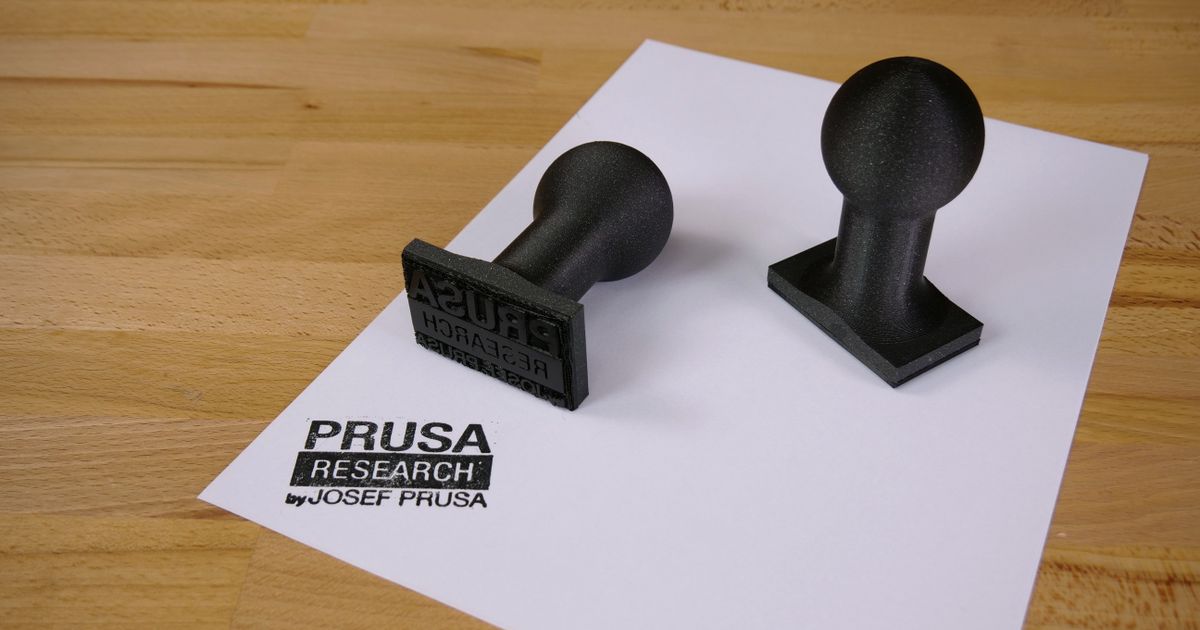 Prusa research stamp by Jakub Kočí | Download free STL model ...