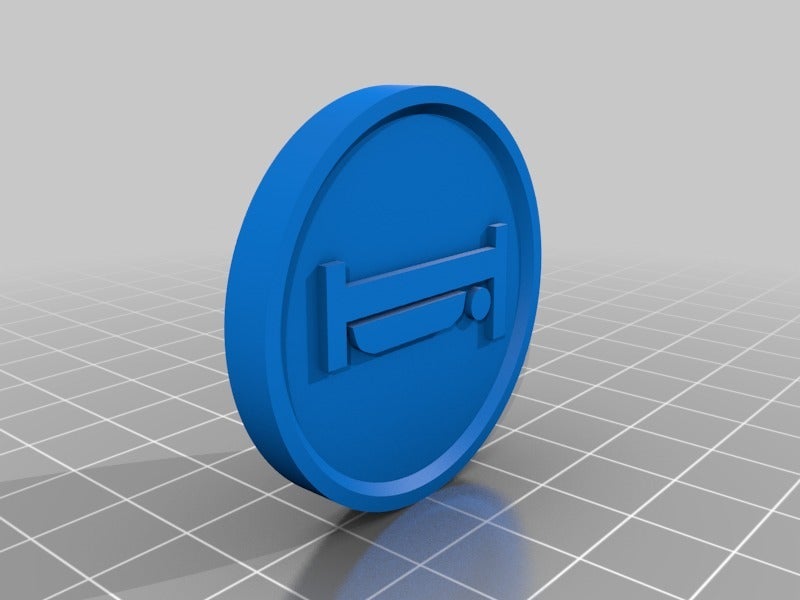 Decision Coin with symbols by Hatchet | Download free STL model ...