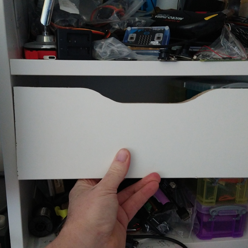 IKEA Hacks - ALEX drawer handle cutout router template. by MiniSumo ...