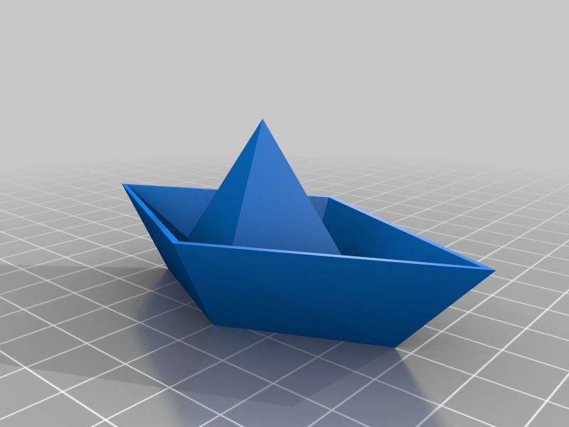 Little paper boat v01 by dolphinboy | Download free STL model ...