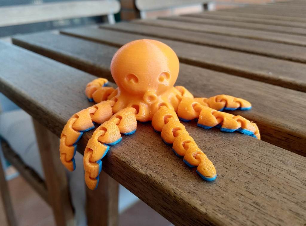 Cute Mini Octopus by McGybeer | Download free STL model | Printables.com