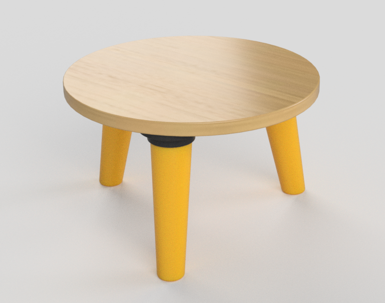 15 degree angle table leg by mcko | Download free STL model ...