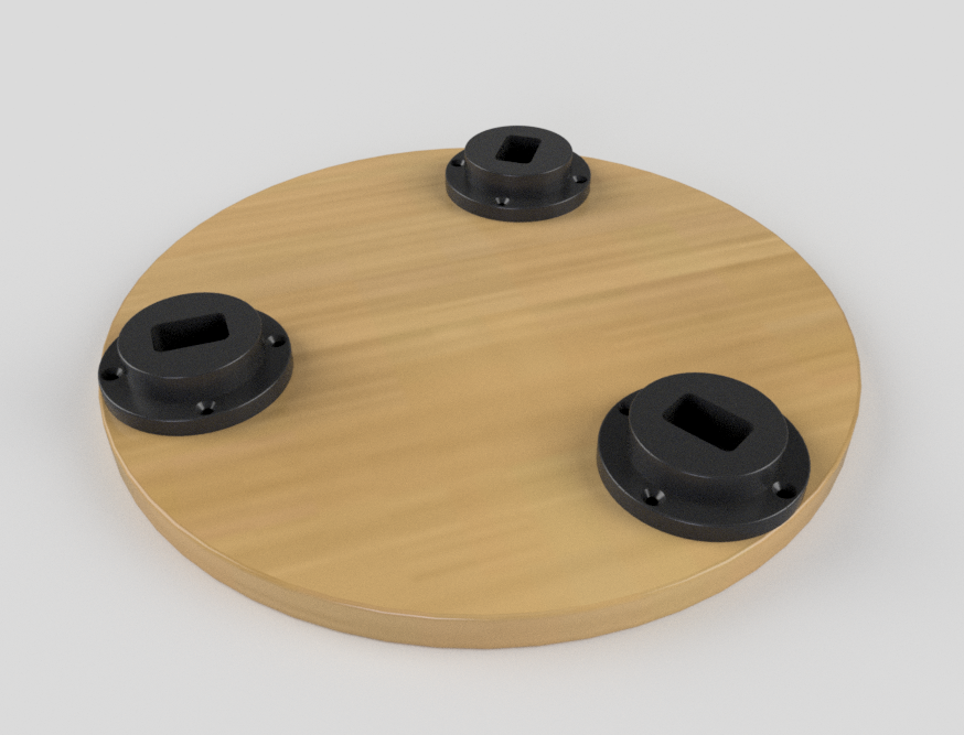 15 degree angle table leg by mcko | Download free STL model ...