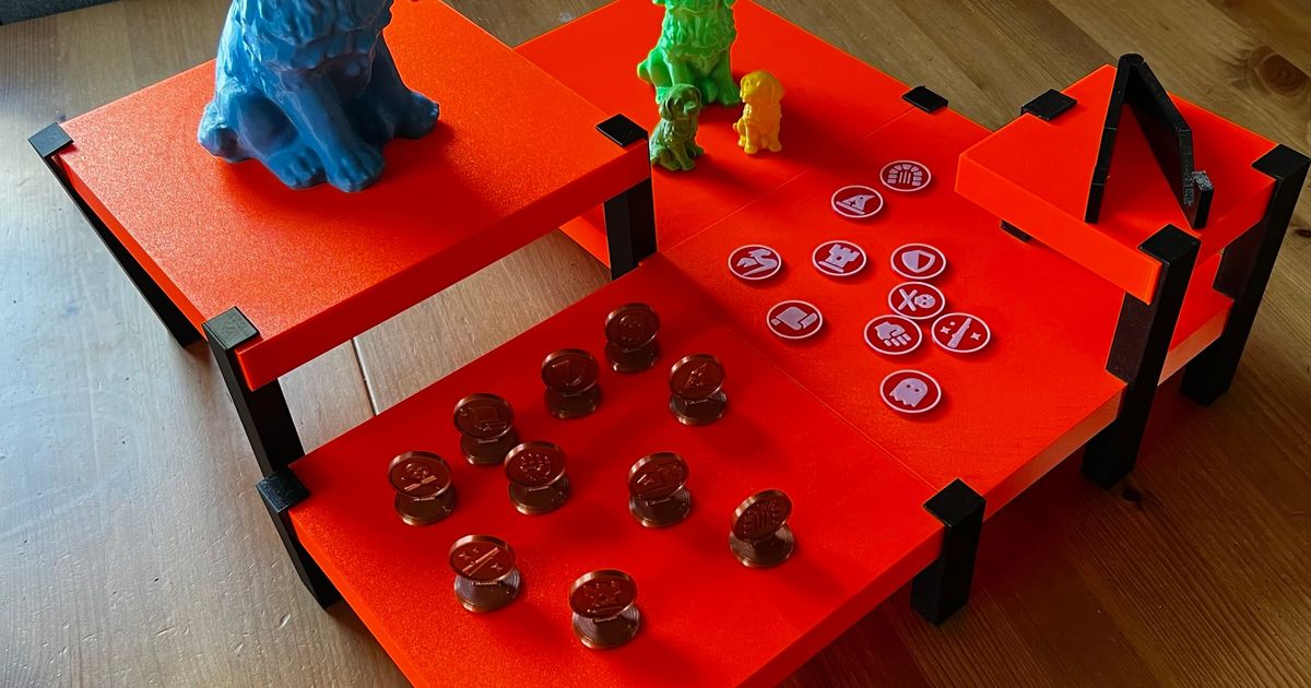 Modular Table System by Last Man Printing | Download free STL model ...