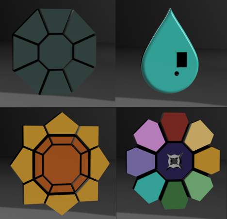 Pokemon 1st Gen Badge Tokens by Hesed | Download free STL model ...