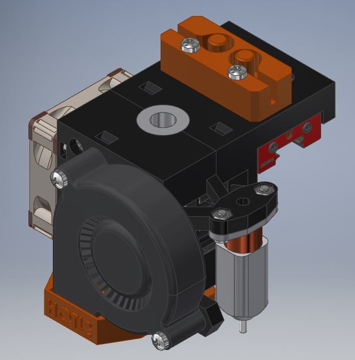 MGN12 Hotend carriage - Prusa MK3 by Peters | Download free STL model ...