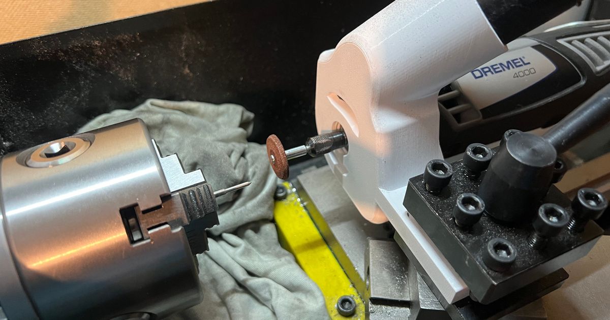 Dremel Minilathe Mount by Colin Alston | Download free STL model ...