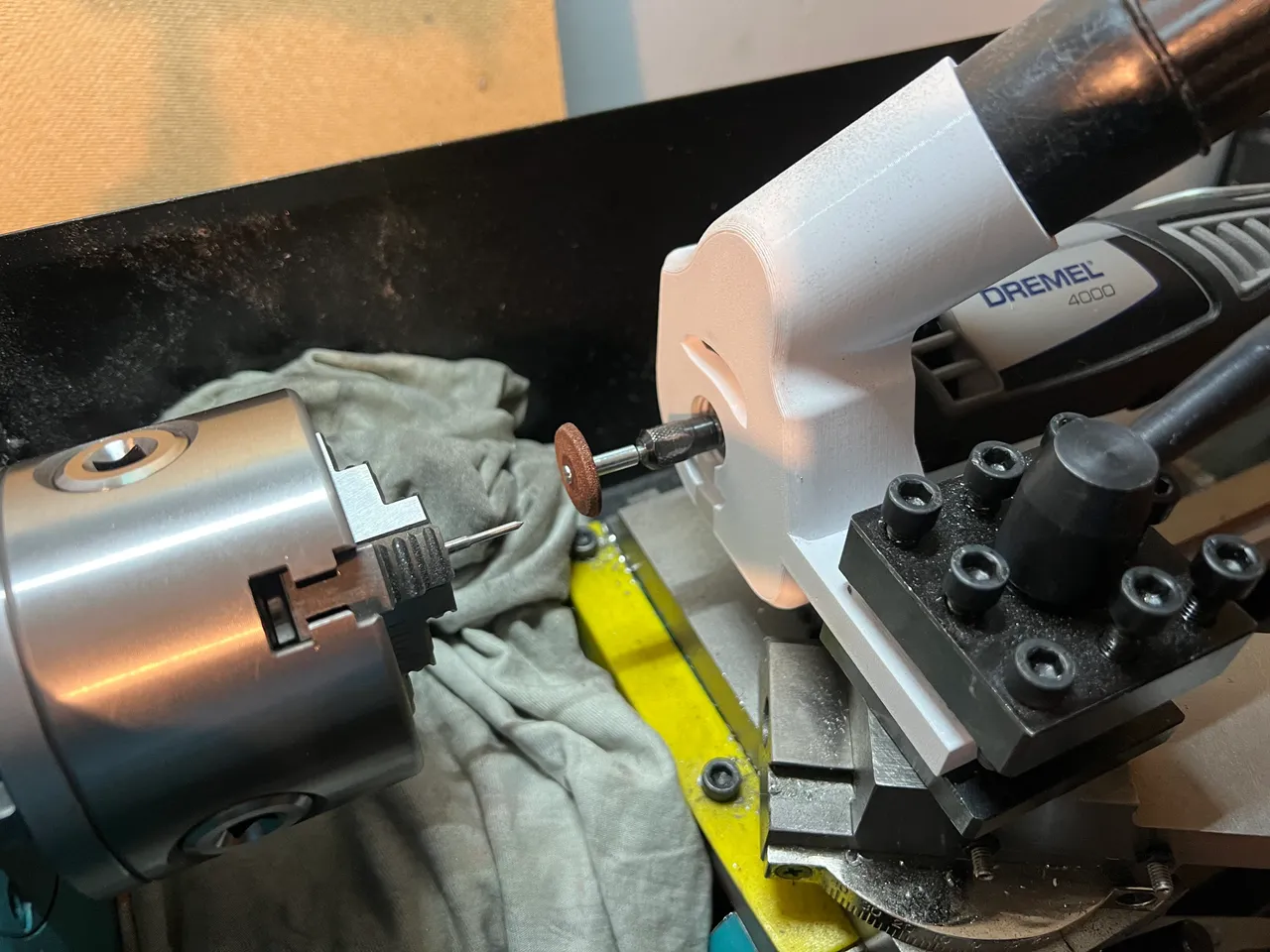Dremel Minilathe Mount by Colin Alston Download free STL model Printables