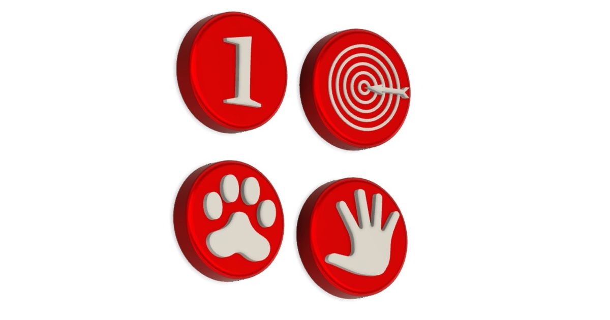 Game Pucks by Geek-Craft | Download free STL model | Printables.com