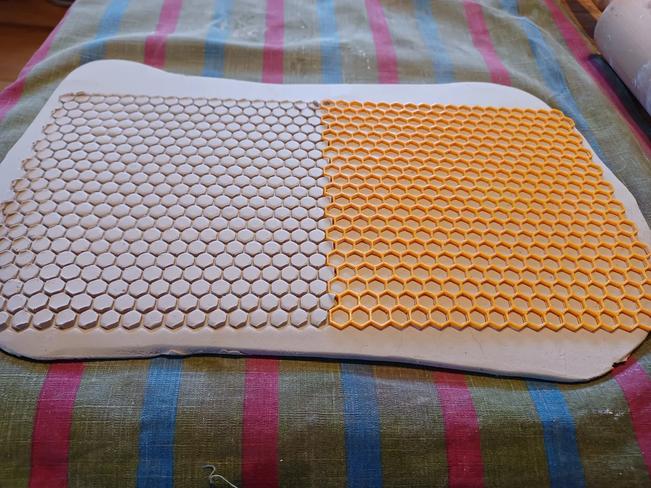 Hex Pattern Stamp by alo89 | Download free STL model | Printables.com