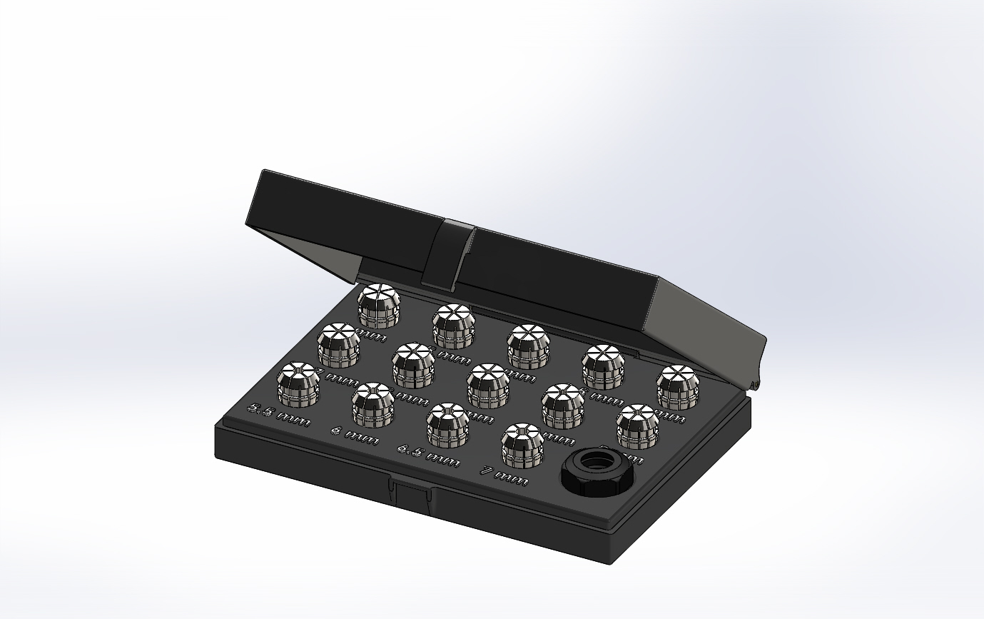 ER-11 Collet storage box by CFSolutions | Download free STL model ...